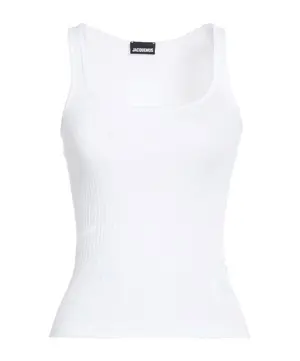 Jacquemus Sleeveless Solid Crewneck T-shirt