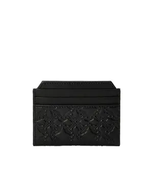 VIVIENNE WESTWOOD Solid Color Embossed Card Holder