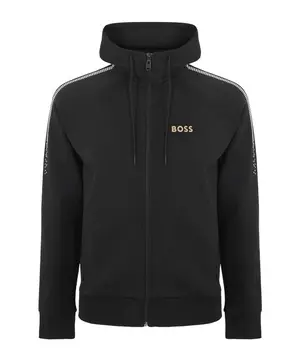 Hugo Boss Zipup Hoodie - Black