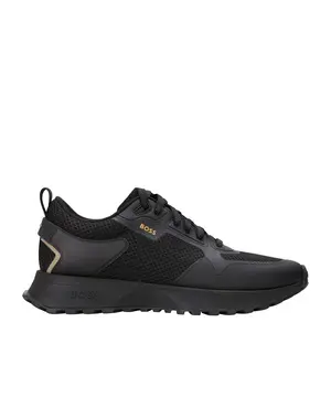 Hugo Boss Meshpanel Trainer Sneakers - Black