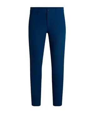 Hugo Boss Slimfit Cropped Trousers - Blue
