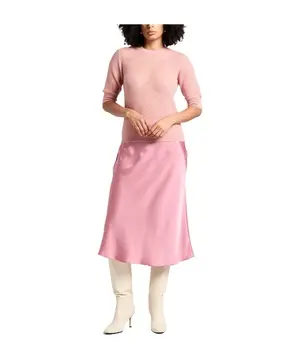 Max Mara Solid-color Knitted Short-sleeved Top
