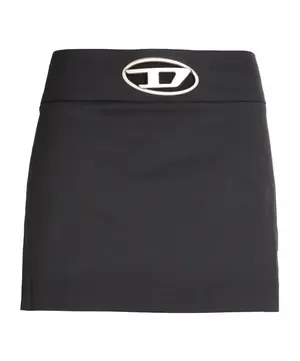 DIESEL® Slim-fit Solid-colored Pencil Skirt
