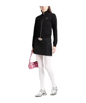 DIESEL® Slim-fit Solid-colored Pencil Skirt