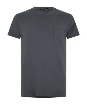 TOM FORD Crewneck Shortsleeve Tee - Black