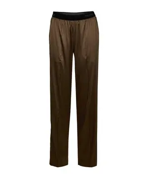 TOM FORD Silk Wide-leg Pants
