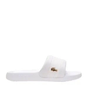 Lacoste Chunky Slide Sandals With Metallic Emblem - No