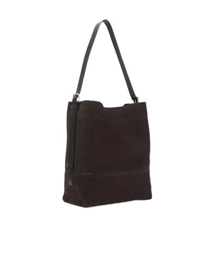 LEMAIRE Belted Leather Tote Bag