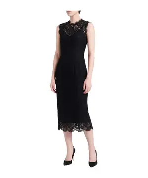 Dolce & Gabbana Sleeveless Lace Sheath Dress