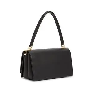 Tommy Hilfiger Gold Tone Logo Clasp Shoulder Bag