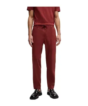 Hugo Boss Drawstring Waist Pleated Trousers