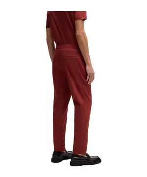 Hugo Boss Drawstring Waist Pleated Trousers