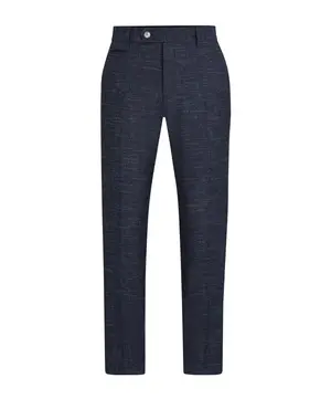 Hugo Boss Textured Straightleg Trousers - Blue