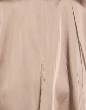 Rick Owens Short-sleeve V-neck Satin Top