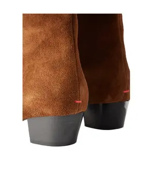 AeydĒ Solid Color Suede Knee Boots