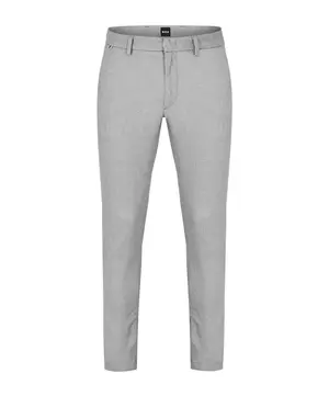 Hugo Boss Textured Cropped Chinos