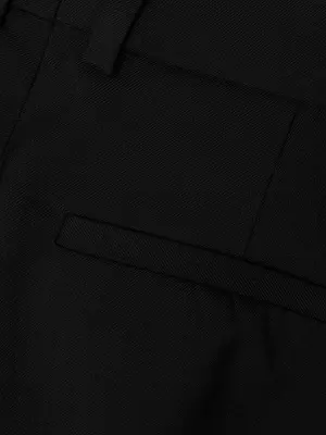 JOSEPH Pleated Stretch-wool Twill Straight-leg Pants