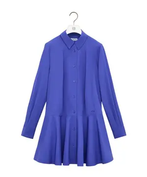 Loewe Shirt Dress With Peplum Silhouette