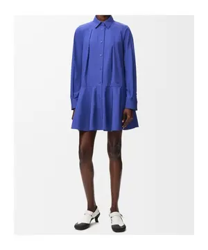 Loewe Shirt Dress With Peplum Silhouette