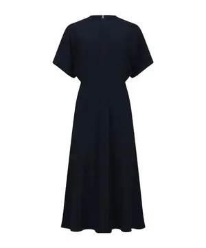 Victoria Beckham Eleanor Midi Dress - Dark Blue