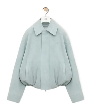 Loewe Drawstring Jacket In Suede Lambskin