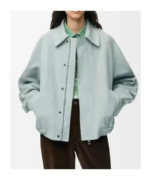 Loewe Drawstring Jacket In Suede Lambskin