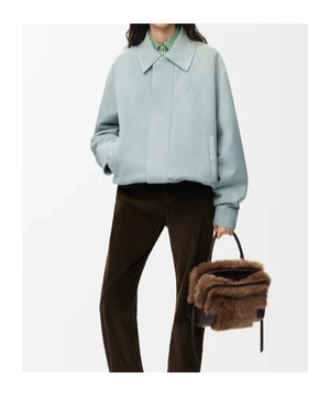 Loewe Drawstring Jacket In Suede Lambskin