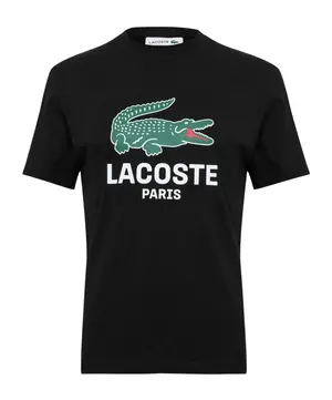 Lacoste Crewneck Shortsleeve Tshirt - Black