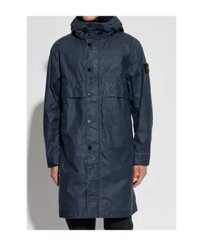 Stone Island Long-sleeved Hooded Coat