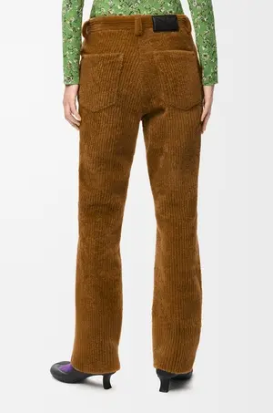 Loewe Trousers In Shearling Corduroy