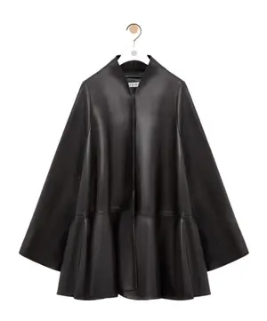 Loewe Short Coat In Nappa Lambskin