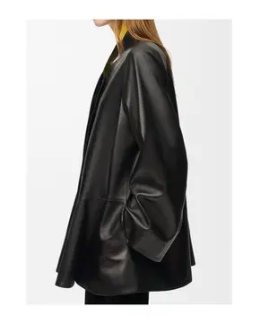 Loewe Short Coat In Nappa Lambskin
