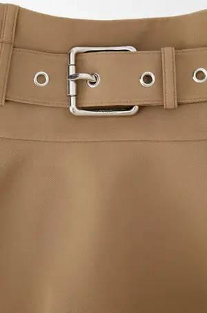 Loewe Mini Skirt In Cotton