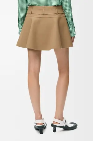 Loewe Mini Skirt In Cotton