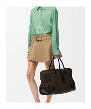 Loewe Mini Skirt In Cotton