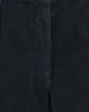 THE ROW Adler Mid-rise Velvet Corduroy Pants - Black