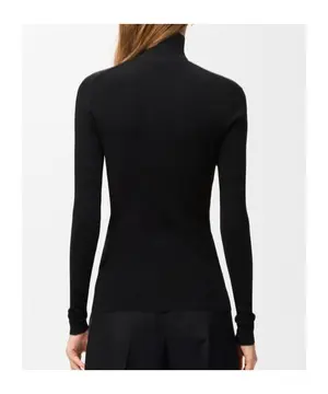Loewe Ribbed Viscose Blend Turtleneck Top