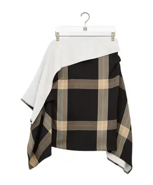 Loewe Draped Skirt In Stretch Viscose