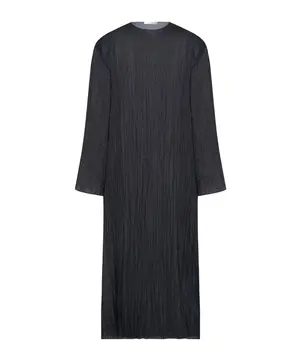 THE ROW Joma Long Sleeve Dress - Black