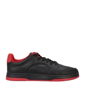 Hugo Boss Leather Lowtop Sneaker - Black