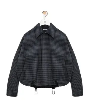 Loewe Drawstring Jacket In Wool