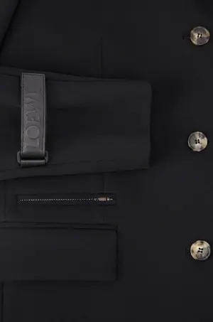 Loewe Jacket In Stretch Wool Blend