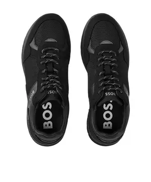 Hugo Boss Mixed Material Lace-up Trainers