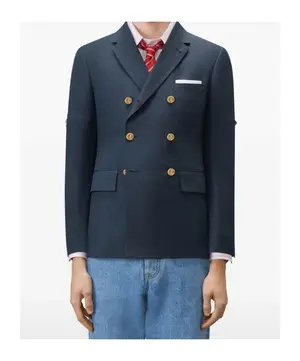 Thom Browne University Stripe Unconstructed Sportcoat