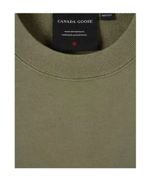 Canada Goose Logo Patch Crewneck Sweatshirt