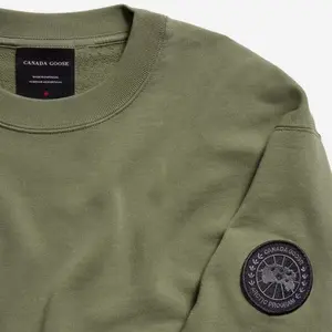 Canada Goose Logo Patch Crewneck Sweatshirt