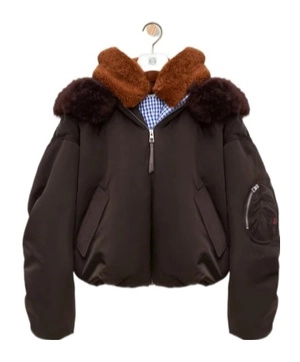 Loewe Bomber Jacket In Technical Shell