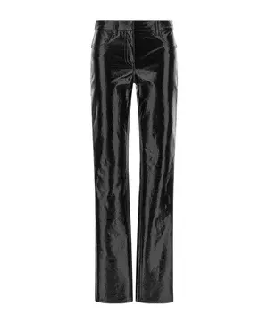 COURREGES Vinyl Straight-leg Trousers