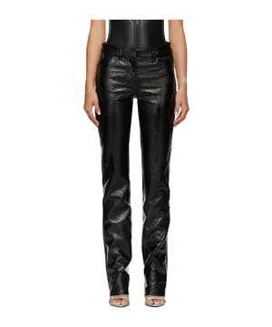 COURREGES Vinyl Straight-leg Trousers