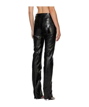 COURREGES Vinyl Straight-leg Trousers